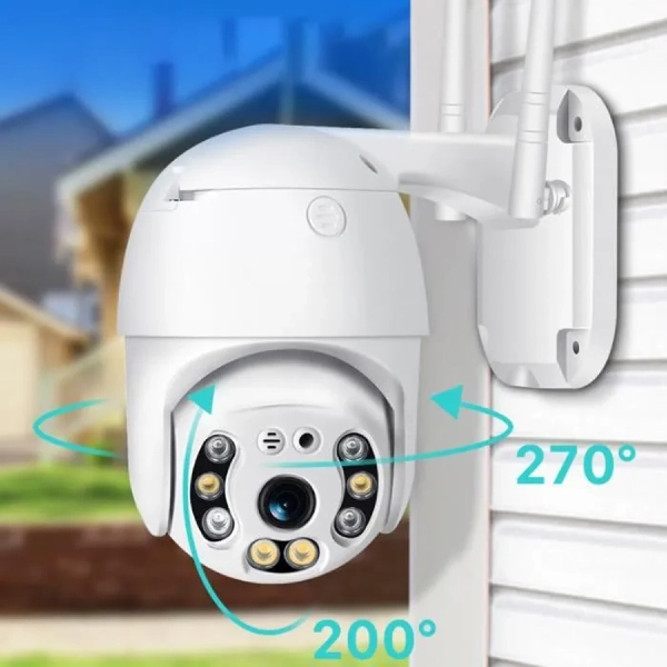 Caméra de Surveillance Externe WiFi 360°