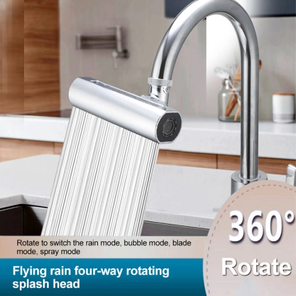 Douchette Multifonctionnelle 360° - Joint de tête de douche Universel