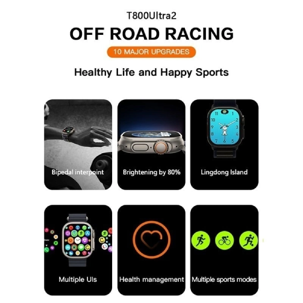 Smartwatch T800 Ultra 2 – Aluminium